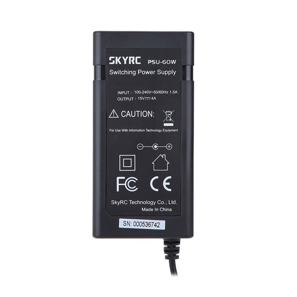 Genuine SKYRC PSU-60W AC Adapter - High Performance Power Supply - Output 15V 4A
