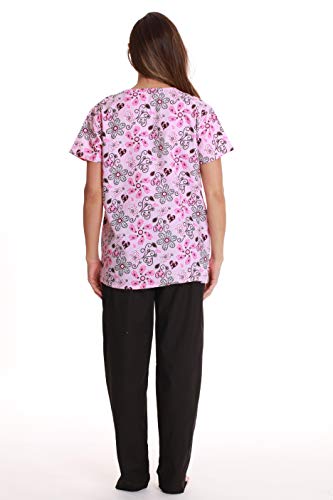 Just Love Nursing Scrubs Set for Women Print Scrubs 1311V-32-S