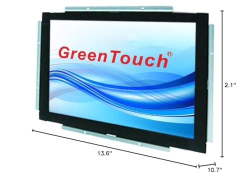 GreenTouch 15 inch Open Frame Touch Monitor Infrared Touch Technology with VGA and DVI