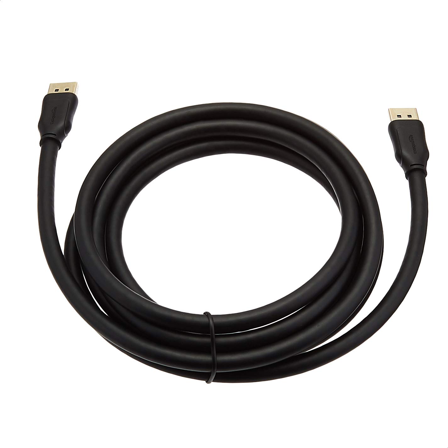 Amazon Basics DisplayPort 1.4 Cable, 32.4Gbps High-Speed, 8K@60Hz, 4K@120Hz, Dynamic HDR and 3D, Gold-Plated Plugs, 10 Foot, Black