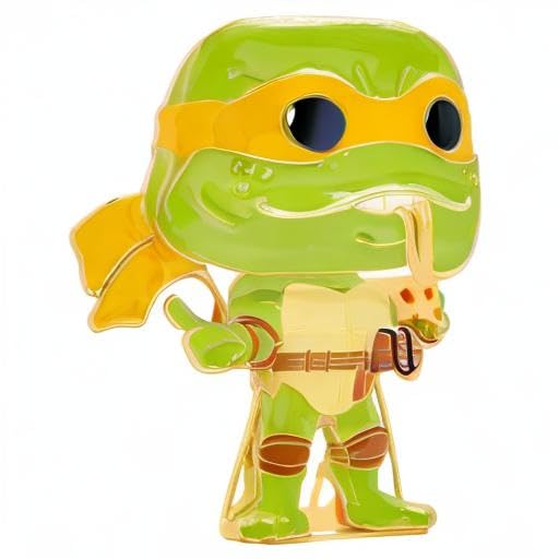 Funko Pop! Pin: Teenage Mutant Ninja Turtles - Michelangelo, Glow in The Dark