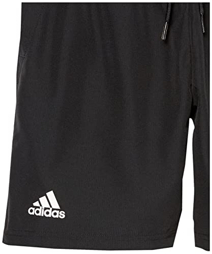adidas Boys' Club Tennis Shorts, Black/White, Large