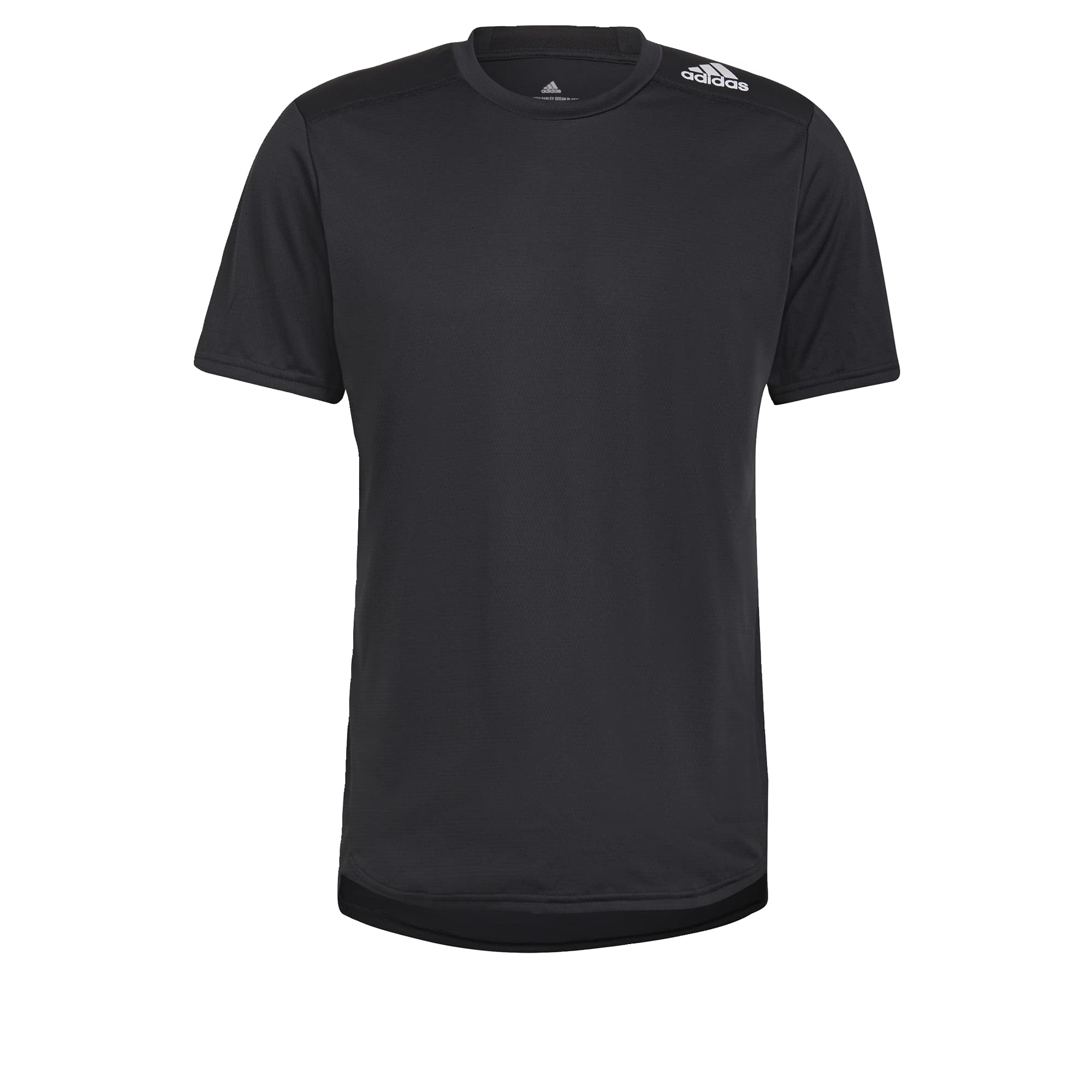adidas Men's Designed 4 Running Tee, Semi Impact Orange, Small