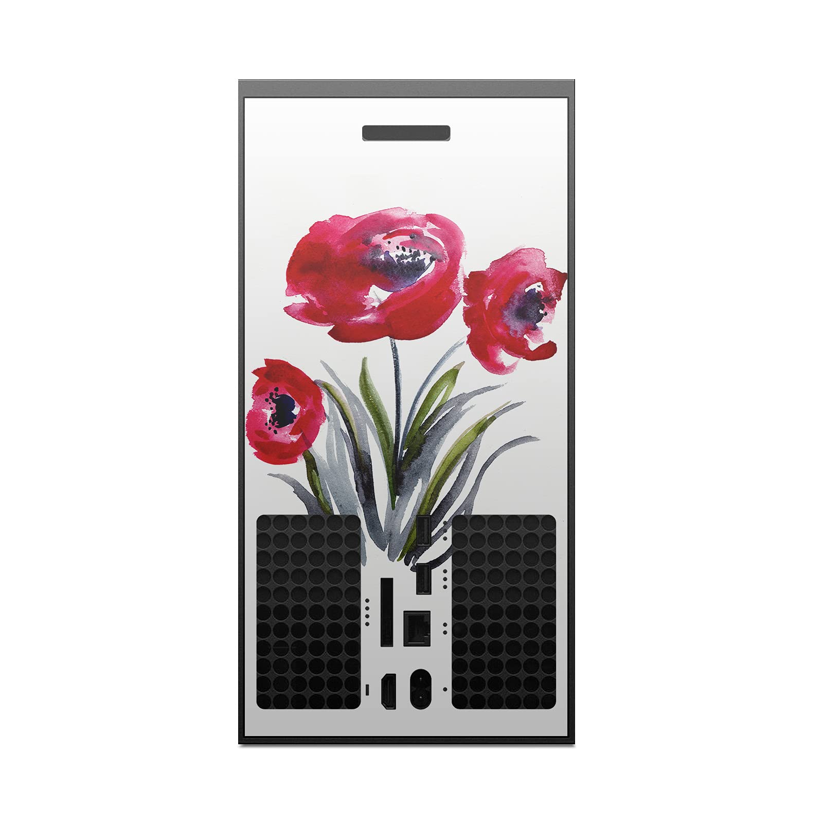 Head Case Designs Officially Licensed Mai Autumn Red Flowers Art Mix Vinyl Sticker Gaming Skin Decal Cover Compatible with Xbox Series X Console and Controller Bundle