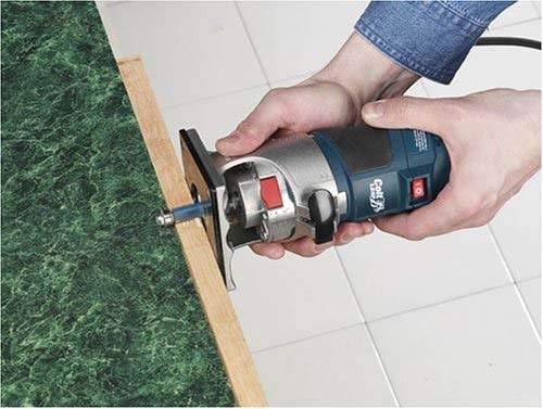 Bosch PR20EVSK-RT Colt Palm Grip 5.7 Amp 1-Horsepower Fixed Base Variable Speed Router with Edge Guide (Renewed)