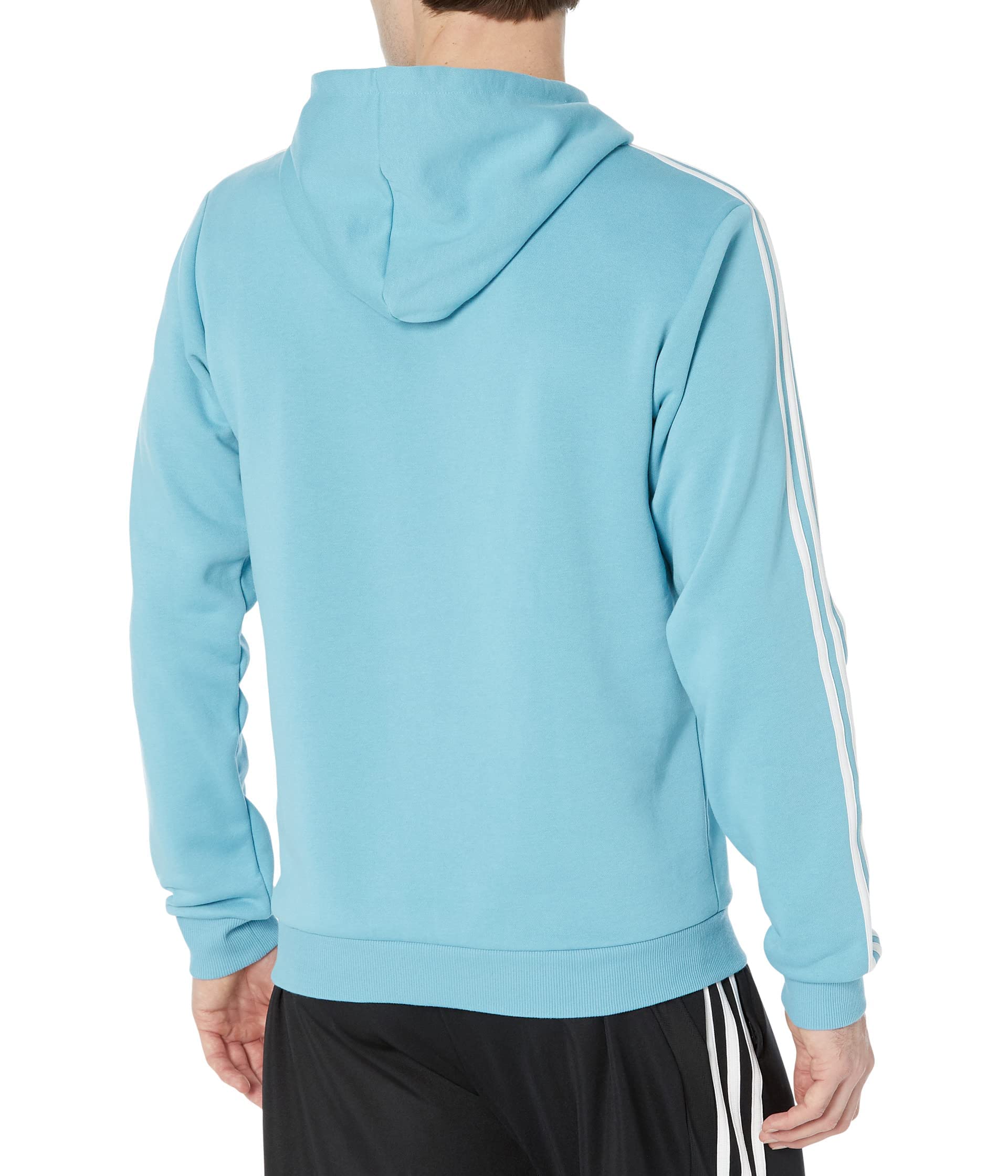 adidas Men's Essentials Fleece 3-stripes Hoodie, Preloved Blue, 3X-Large