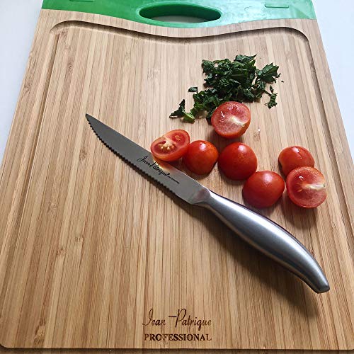 Jean-Patrique 5" Serrated Vegetable Nakiri Knife - Chopping Knife