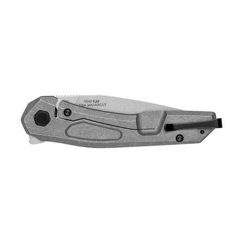 Zero Tolerance 0545, 3.2 inch Premium CPM MagnaCut Steel Blade, Carbon Fiber Handle, Pocketclip, Made in The USA,