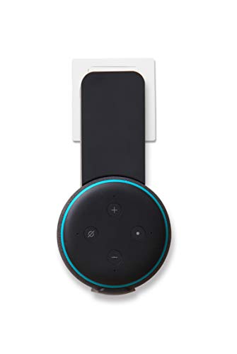 Amazon Basics Outlet Wall Mount for 3rd Generation Echo Dot Only, Black