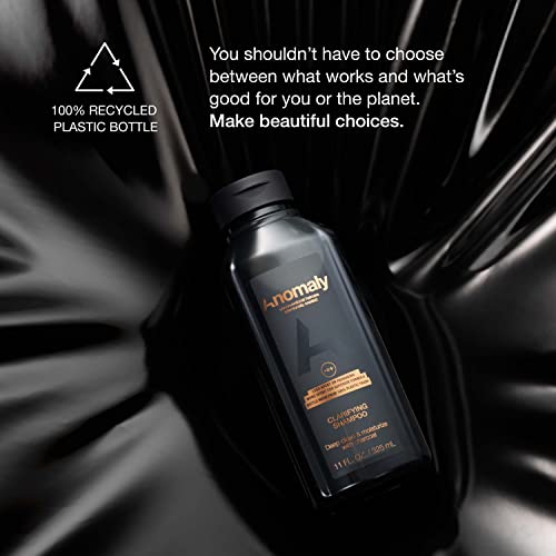 Anomaly Vegan Shampoo + Hair Mask Spa Gift Set | Clarifying Charcoal Scalp Shampoo & Bonding Treatment Mask with Keratin & Quinoa Protein | Sulfate Free | Clear, White, 2 Piece Set