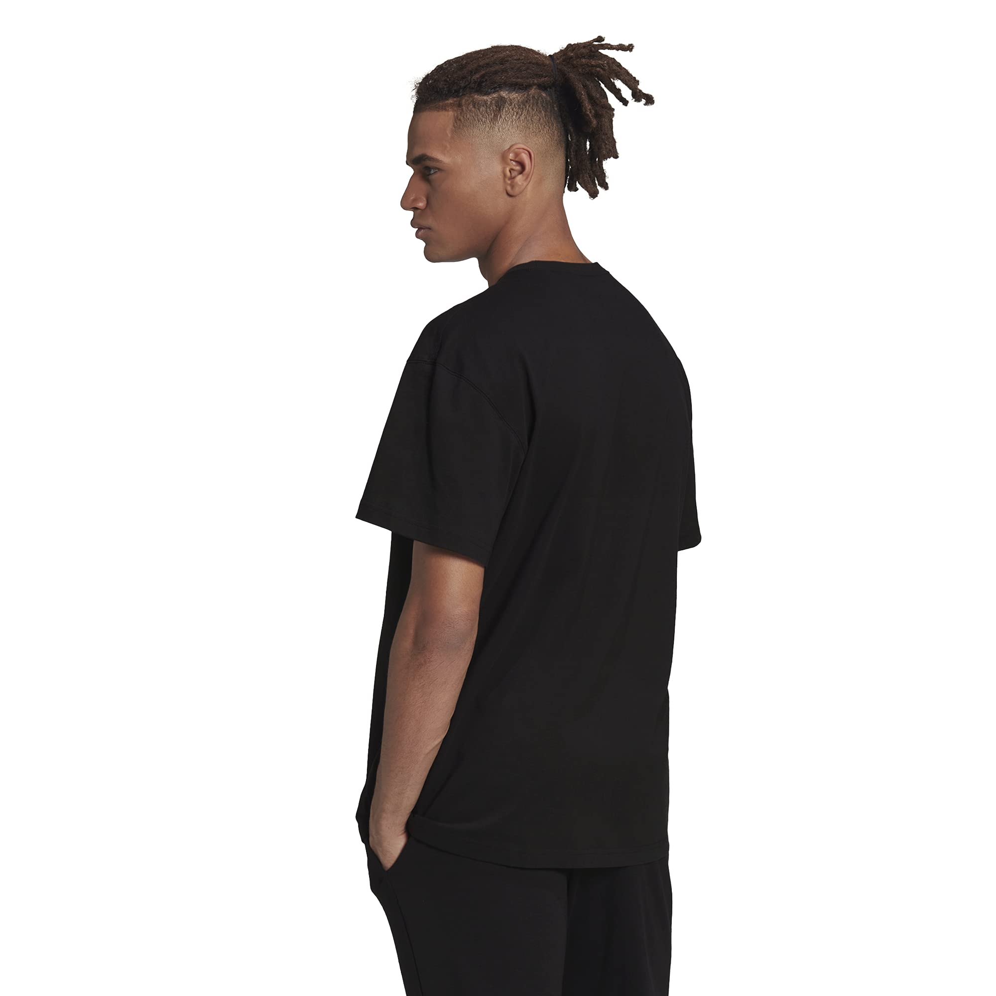 adidas Men's Essentials Feelvivid Tee, Black, Large