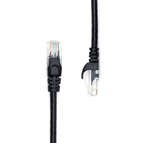 Amazon Basics RJ45 Cat 6 Ethernet Patch Cable, 10Gpbs High-Speed Cable, 250MHz, Snagless, 5 Foot, Black