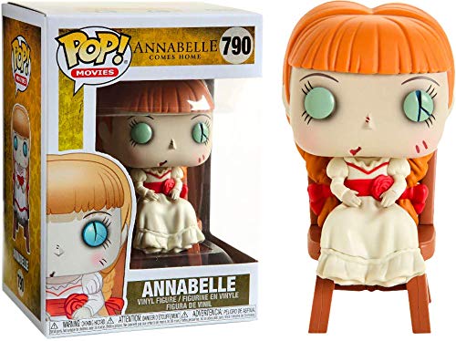 Funko The Conjuring: Annabelle - Annabelle in Chair Pop! Vinyl Figure (Bundled with Compatible Box Protector Case), Multicolor, 3.75 inches