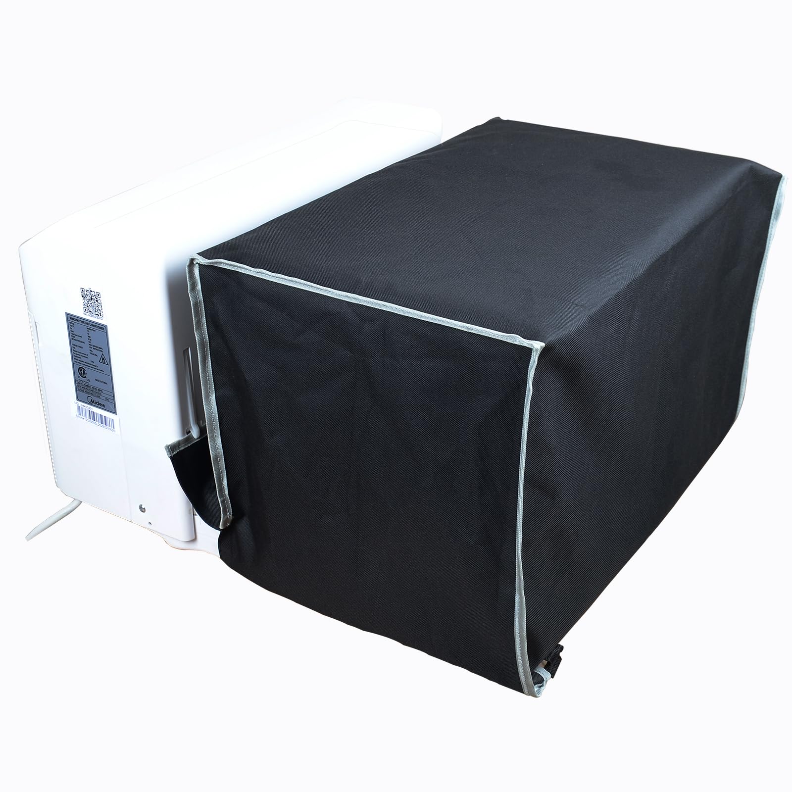air conditioner cover for midea U shaped outside unit. AC Cover for Midea Fits with 8000/10000/12000 BTU U-shaped window air conditioner 420D medium duty material waterproof & UV-Resistant(420D)