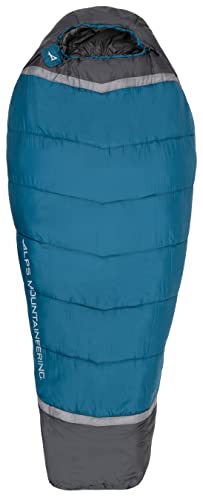 ALPS Mountaineering Blaze -20° Mummy Sleeping Bag, XL - Blue Coral/Charcoal, New