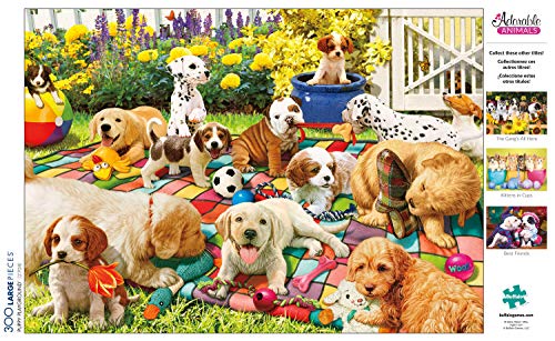 Buffalo Games - Puppy Playground - 300 Large Piece Jigsaw Puzzle
