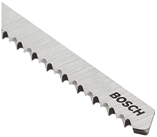 BOSCH T101BR 5-Piece 4 In. 10 TPI Reverse Pitch Clean for Wood T-Shank Jig Saw Blades