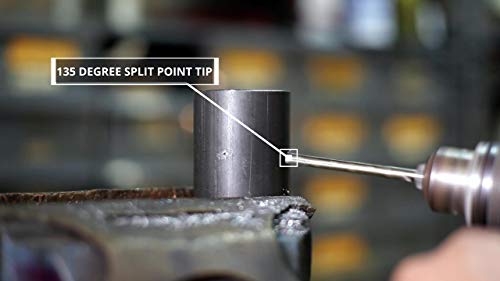 Drill America 17.00mm Cobalt Reduced Shank Drill Bit with 1/2" Shank, D/ACO Series