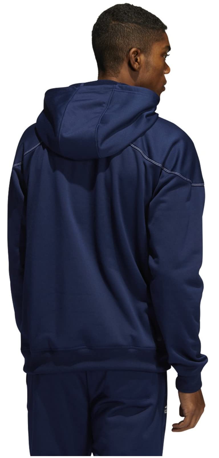 adidas Men's Stadium Aeroready Fleece Pullover Hoodie – Team Navy Blue (3XL)