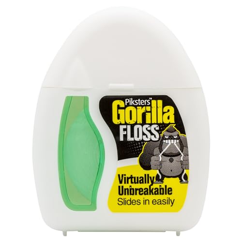 Piksters Gorilla Extra Strong Fine Thread Scrubbing Dental Floss. 30m