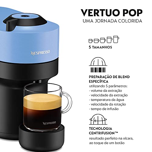 Nespresso Vertuo Pop Pacific Blue 110V Coffee Maker
