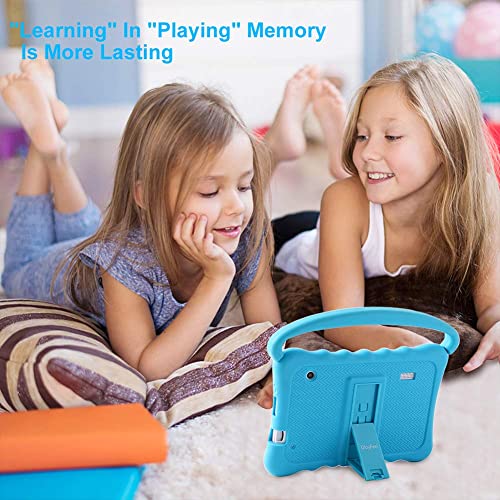 Kids Tablet 7 inch Toddler Tablet for Kids Edition Tablet with WiFi Dual Camera Childrenās Tablet for Toddlers 32GB Android 10 with Parental Control Shockproof Case Google Play YouTube Netflix (Blue)