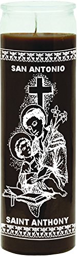 Indio 7 Day Religious Candle St. Anthony - Brown