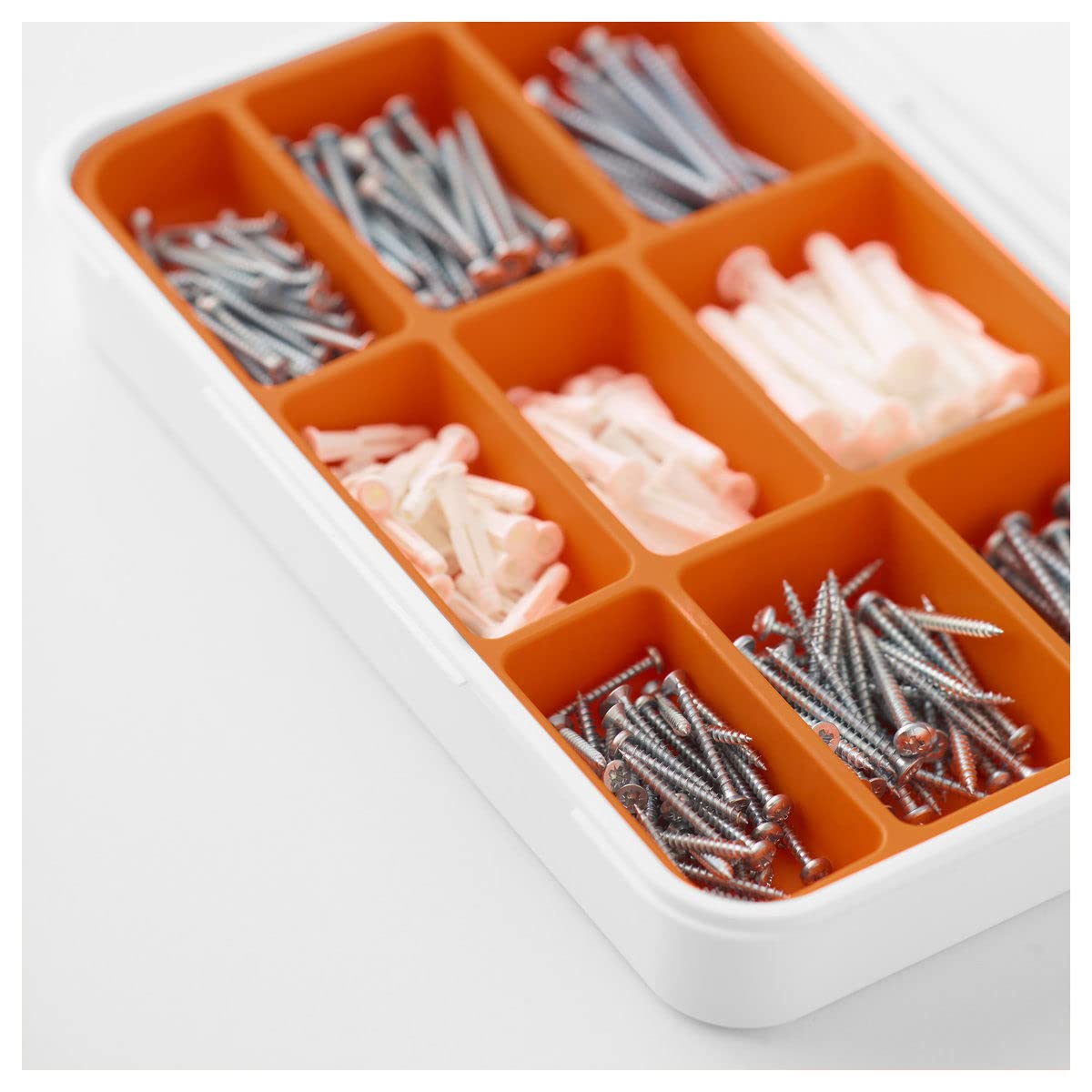IKEA 001.692.49 Fixa 260-Piece Screw and Plug Set, Steel