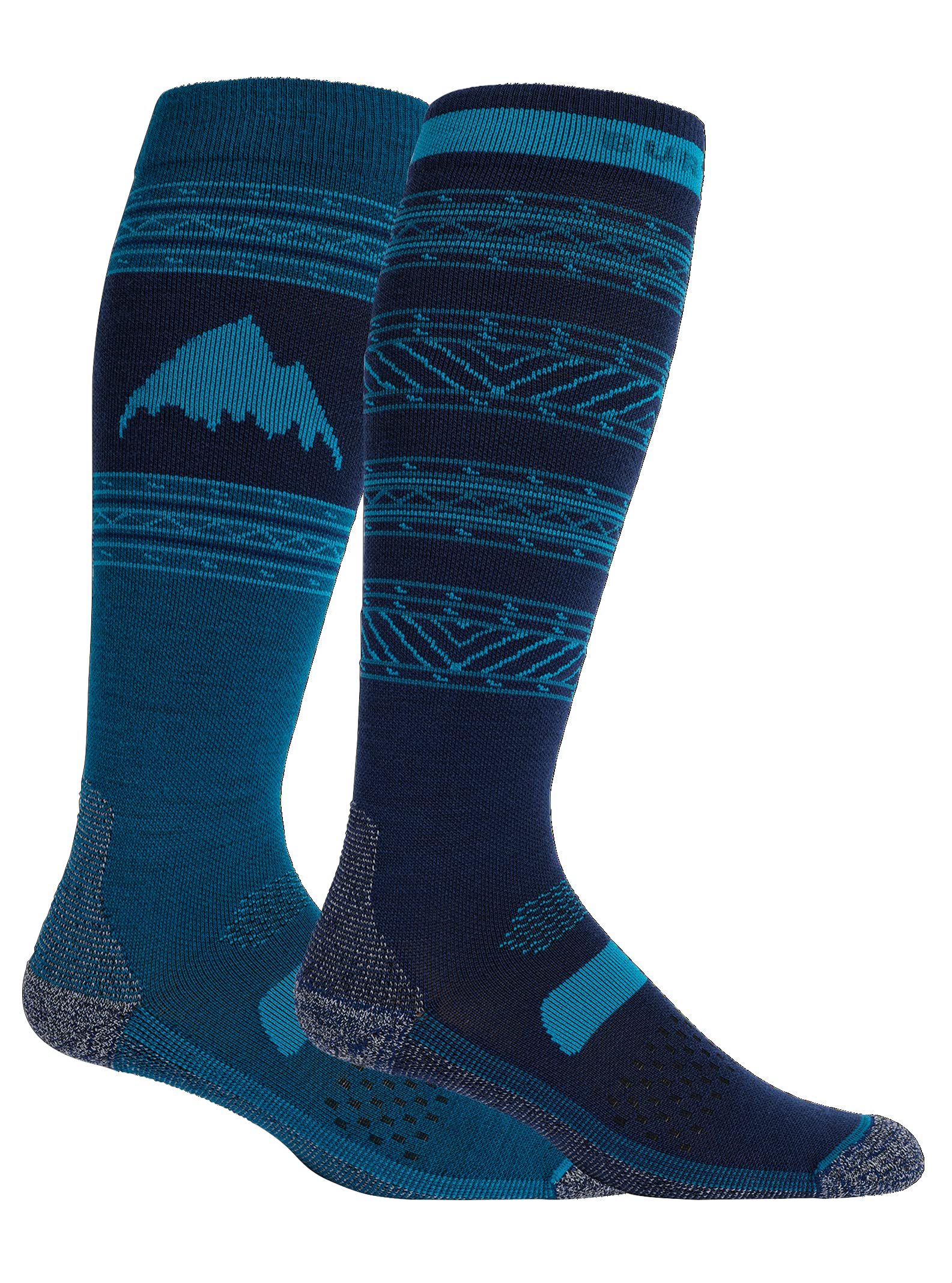Burton Men's Standard Performance Lightweight Socks (2 Pack), Lyons Blue, Small