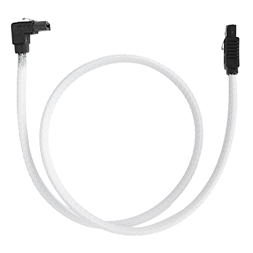 Cables SSD, Cable Elbow 500MB/S Solid State Drive Dual‑Channel SAS Replacement for 3.0 6Gbps for Solid‑State Disk for SPE(White (Elbow))