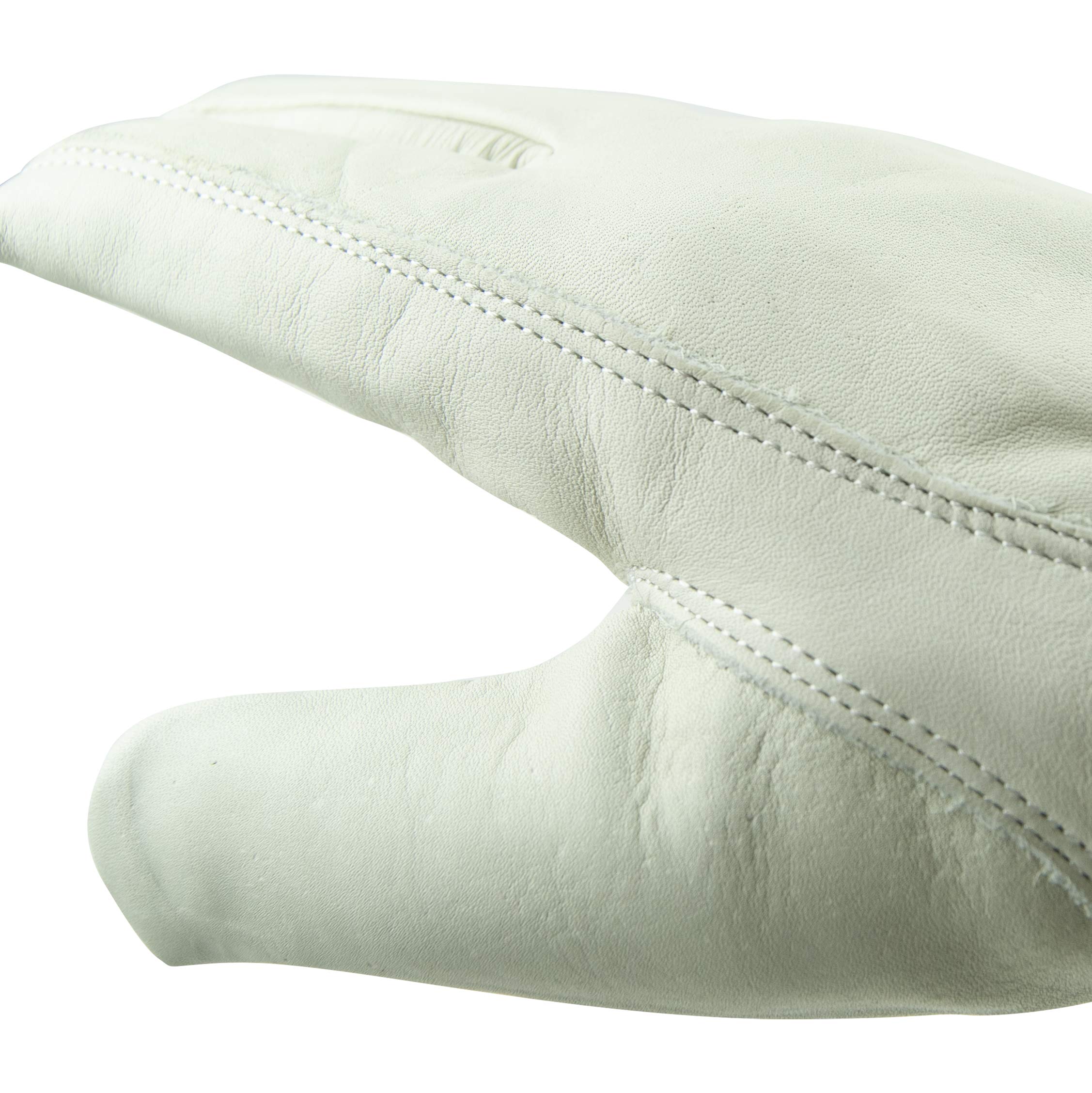 Illinois Glove Company HW2600M Grain Pigskin Fleece Lined Glove M Palomino, Genuine Smooth Grain Pigskin Leather Work Gloves, Fleece-Lined for Warmth, Shirred Elastic Back