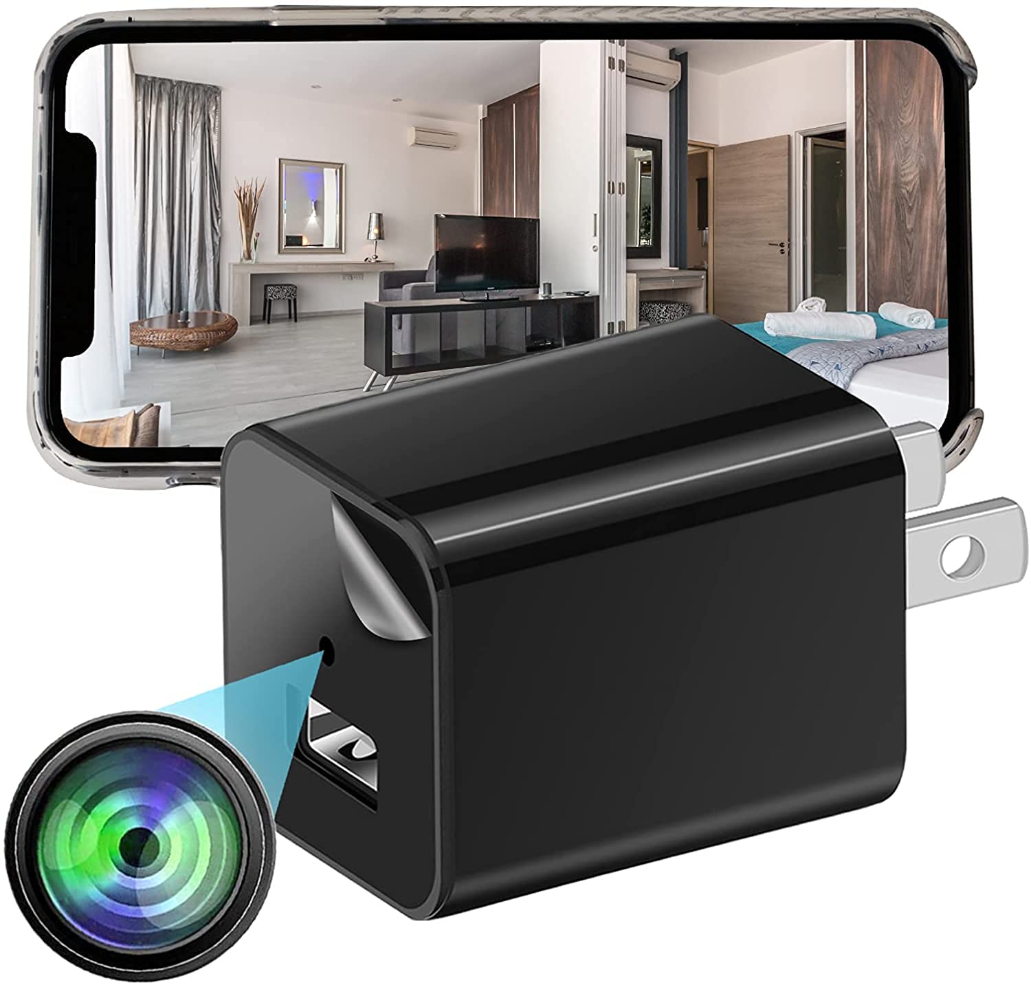 BAIDREN 2022 Upgrade -1080P HD WiFi Security Camera, Indoor Surveillance Camera with Audio and Video, for Home Office Indoor Outdoor Security-1