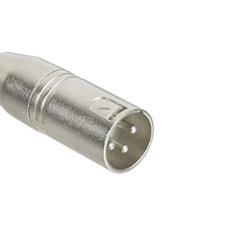 Amazon Basics XLR Female to 1/4 Inch TRS Adapter, silver