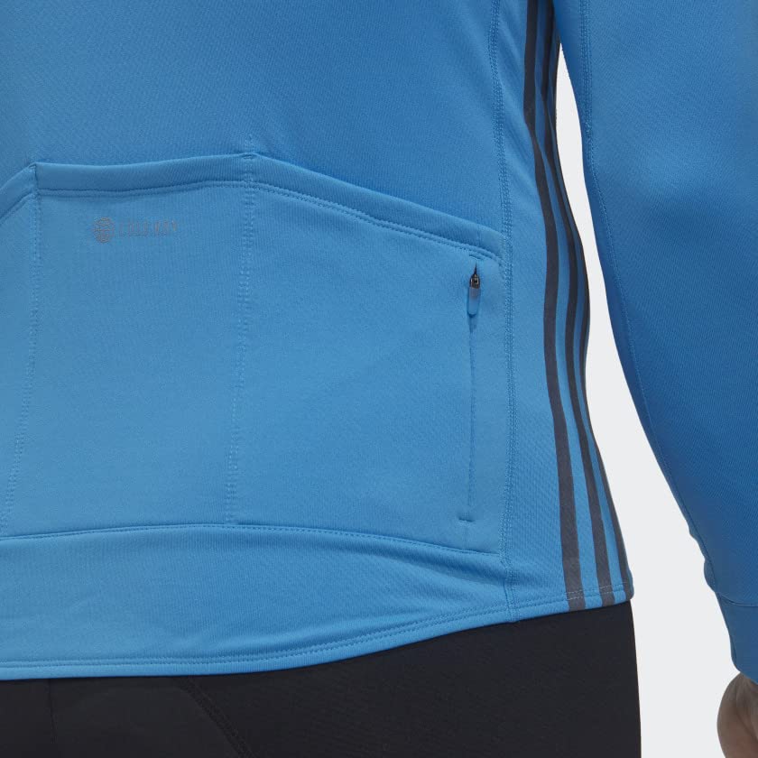 adidas The Cold.RDY Long Sleeve Cycling Jersey Men's, Blue, Size M