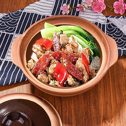 Casserole with Lid Chinese Clay Pot Japanese Clay Pot Korean Stone Pot Ceramic Cooking Pot Earthen Pot Stew Pot with Lid Family Restaurant Pot
