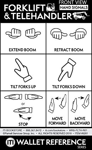Industrial Training International, Inc. Forklift & Telehandler Hand Signal Cards (set of 25)