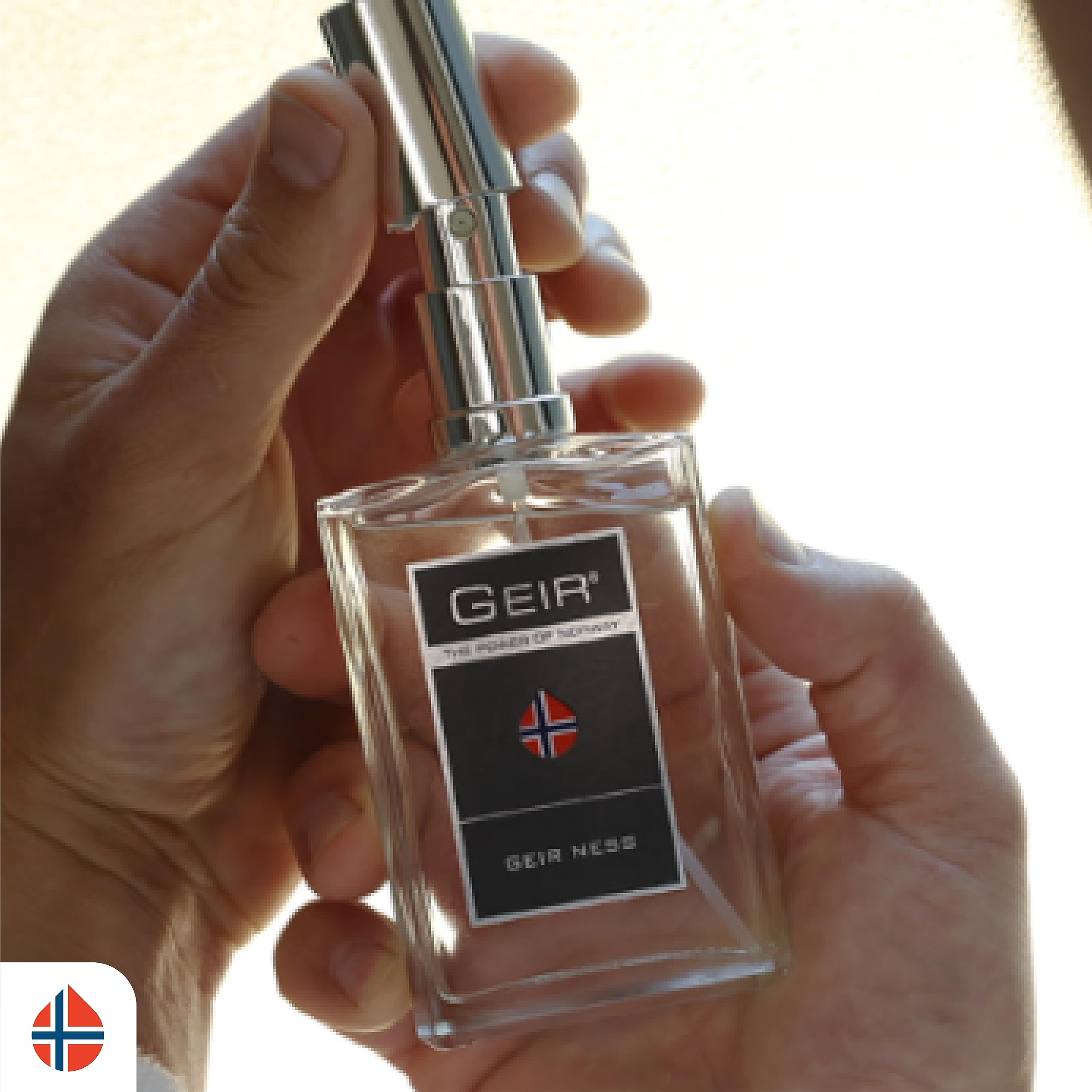Geir Ness Eau de Parfum Spray For Men - Long Lasting Fresh, Cool Scent - Mix of Refreshing Norwegian Mountain Fragrance - 3.4 oz…