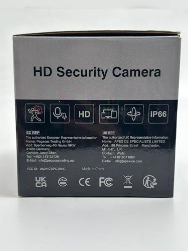 Ctronics 30X Optical Zoom 5MP Security Camera Outdoor WiFi 2.4/5GHZ, PTZ Camera Outdoor with Auto Scan/Track/Zoom, Human Detection, 492ft Night Vision, Sound Light Alarm, Two-Way Audio Metal/Cloud