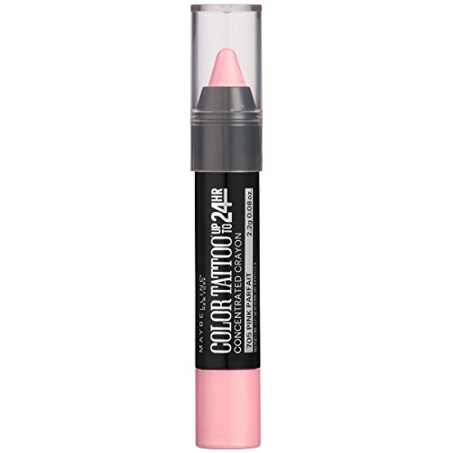 Maybelline New York Eyestudio ColorTattoo Concentrated Crayon,705 Pink Parfait, 0.08 oz.