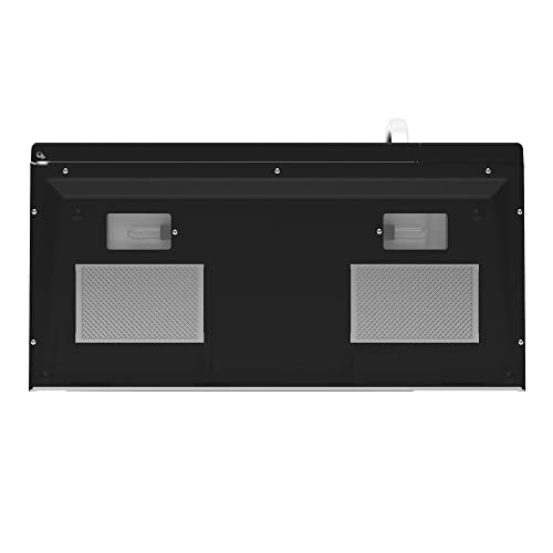 KoolMore KM-MOT-1SS 1.6 Cu. Ft. Over The Range Microwave Oven Lamp and 300CFM Recirculation Vent Hood, Auto Cook Menus, Reheat Function, 10 Power Levels, Timer, and Weight Defrost, Silver