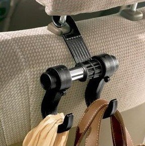 Generic Double Vehicle Hangers, Car Seat Hook _ Black