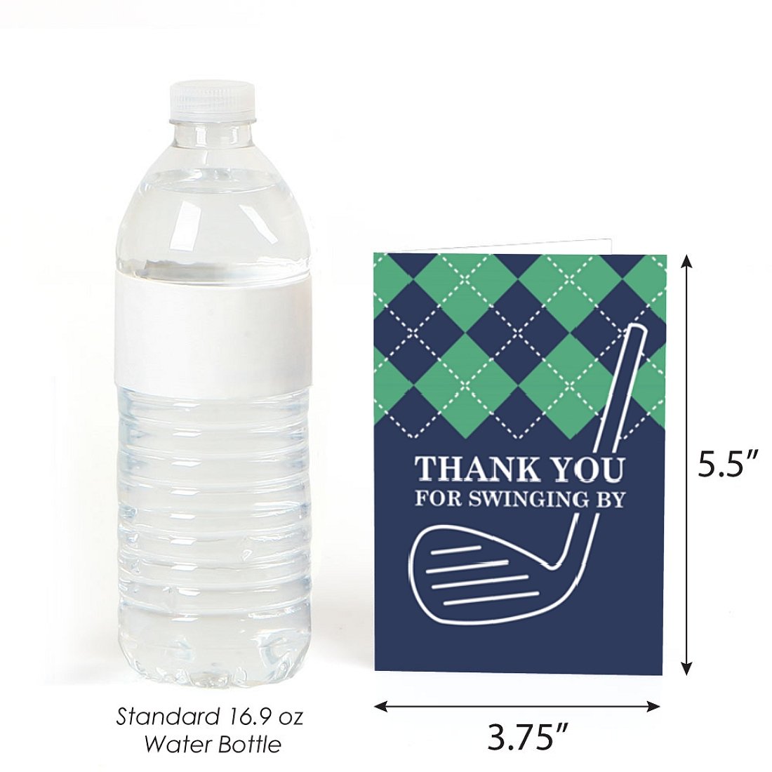 Par-Tee Time - Golf - Birthday or Retirement Party Thank You Cards (8 count)