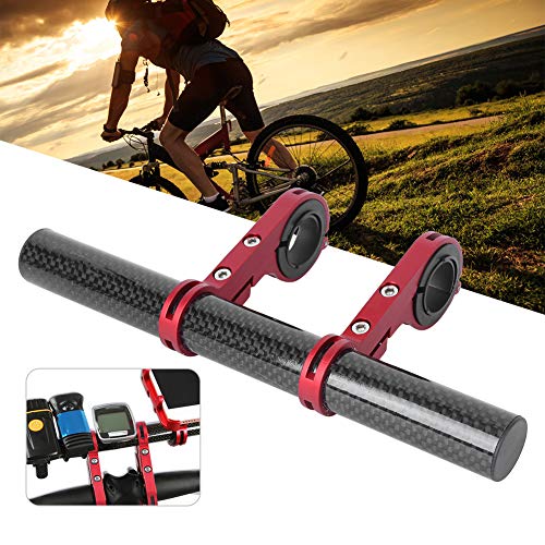 Aluminum Alloy Multi‑function Extension Bracket Durable for MTB for Road Bike for Adult Bikes for Folding Bike(red)