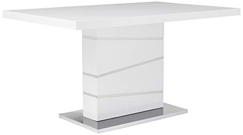 New Spec Glossy Dining Table with perdestal Legs