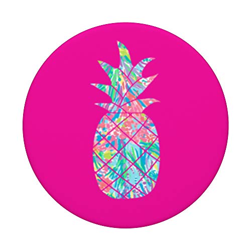 Pineapple Design with Vibrant Paisley like Colors PopSockets PopGrip: Swappable Grip for Phones & Tablets