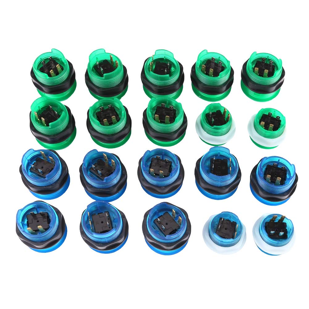 Arcade Game Kits, Kit with USB Encoder for MAME PC Board + Joystick Zero Delay DIY Parts 10 Buttons JoyStick Player