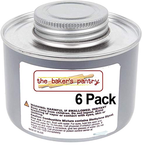wick chafing fuel 4 Hour Wick chafing fuel Chafing Dish Fuel Cans Gel Dish Fuel 6 Cans, Entertainment Cooking Fuel gel fuel cans, 4 hours cooking fuel cans, cooking fuel gel (6, 4 Hour)
