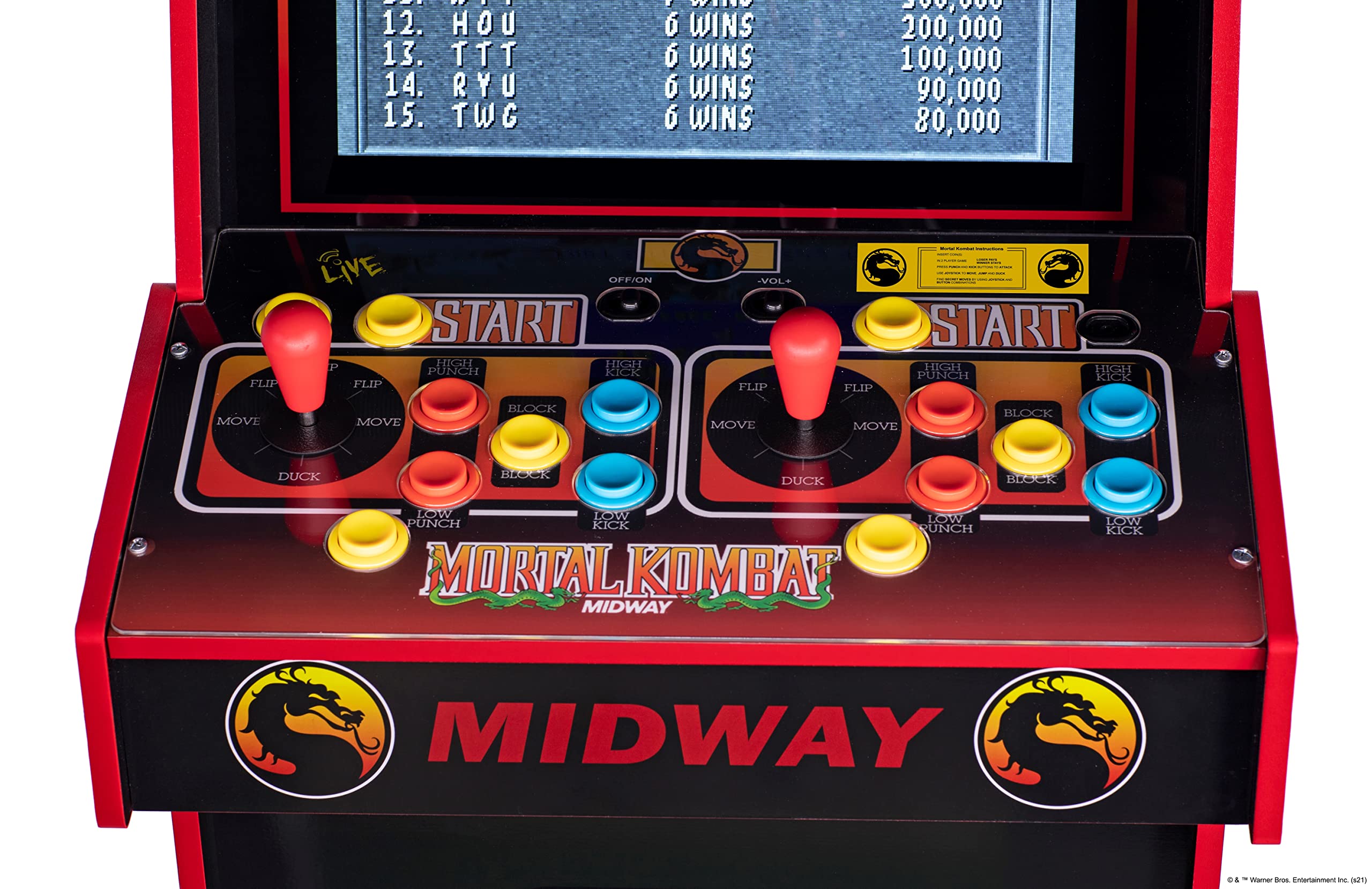 ARCADE1UP Midway Legacy Arcade Game Mortal Kombat™ 30TH Anniversary EDITION-MKB-A-200410
