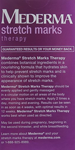Mederma Stretch Marks Therapy, Hydrates to Help Prevent Stretch Marks, Clinically Shown to Produce Noticable Improvement in 4 Weeks, Dermatologist Recommended, Ivory, 5.29 Ounce