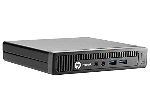HP ProDesk 600-G2 Mini Desktop, Intel Core i3-6100T, 3.2GHz, 3MB Cache Dual-Core, 16GB DDR4 (Supports up to 32GB), 256GB Solid State Drive, Win10Pro (Renewed)